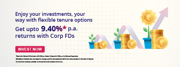 Invest in Corporate FD for assured returns
